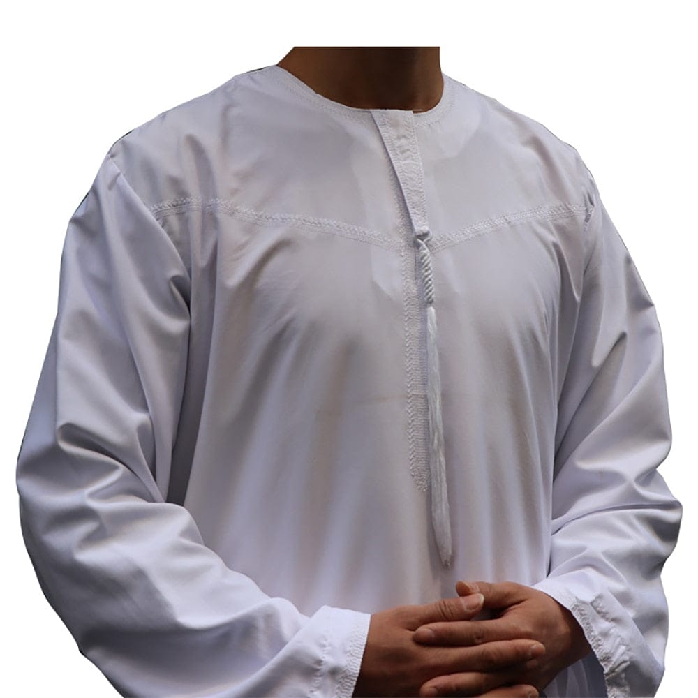 Thobe For Men Qamis Jalabiya Robes Muslim Fashion Clothes Kaftan Dress ...
